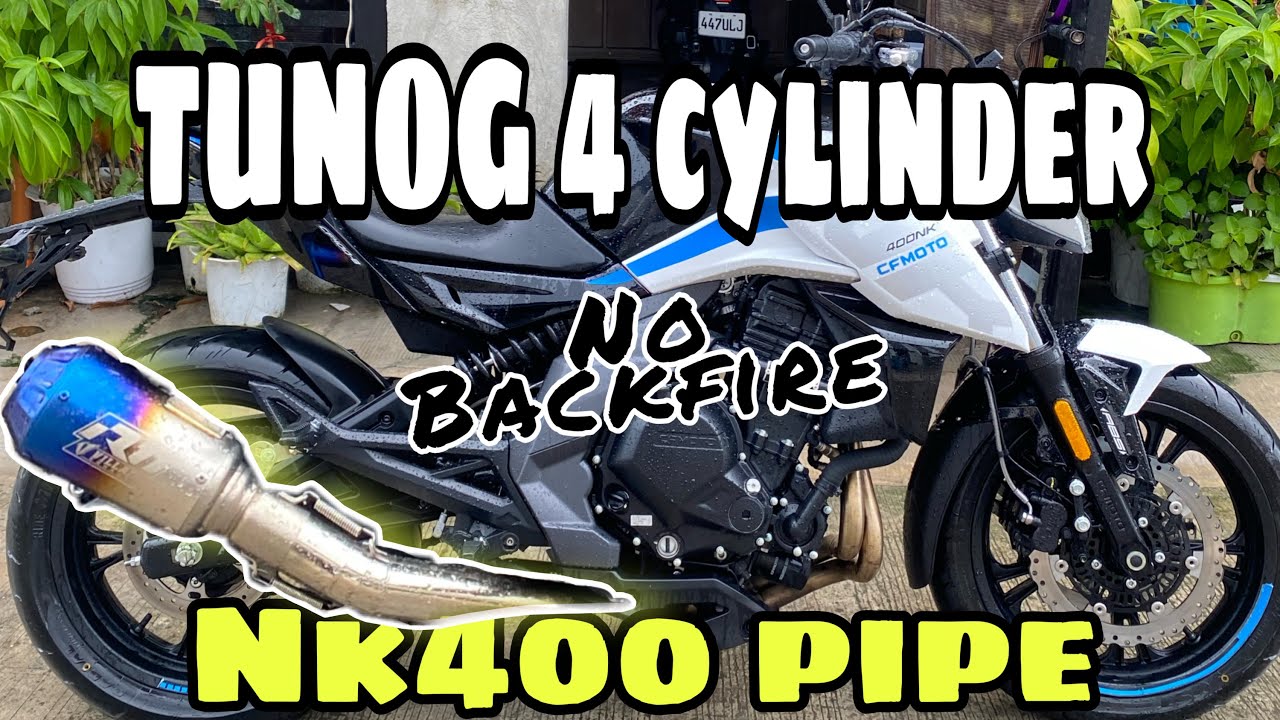 PIPE UPGRADE | NK400 2022 V4 | TUNOG BIG BIKE | NO BACKFIRE | Zero One ...