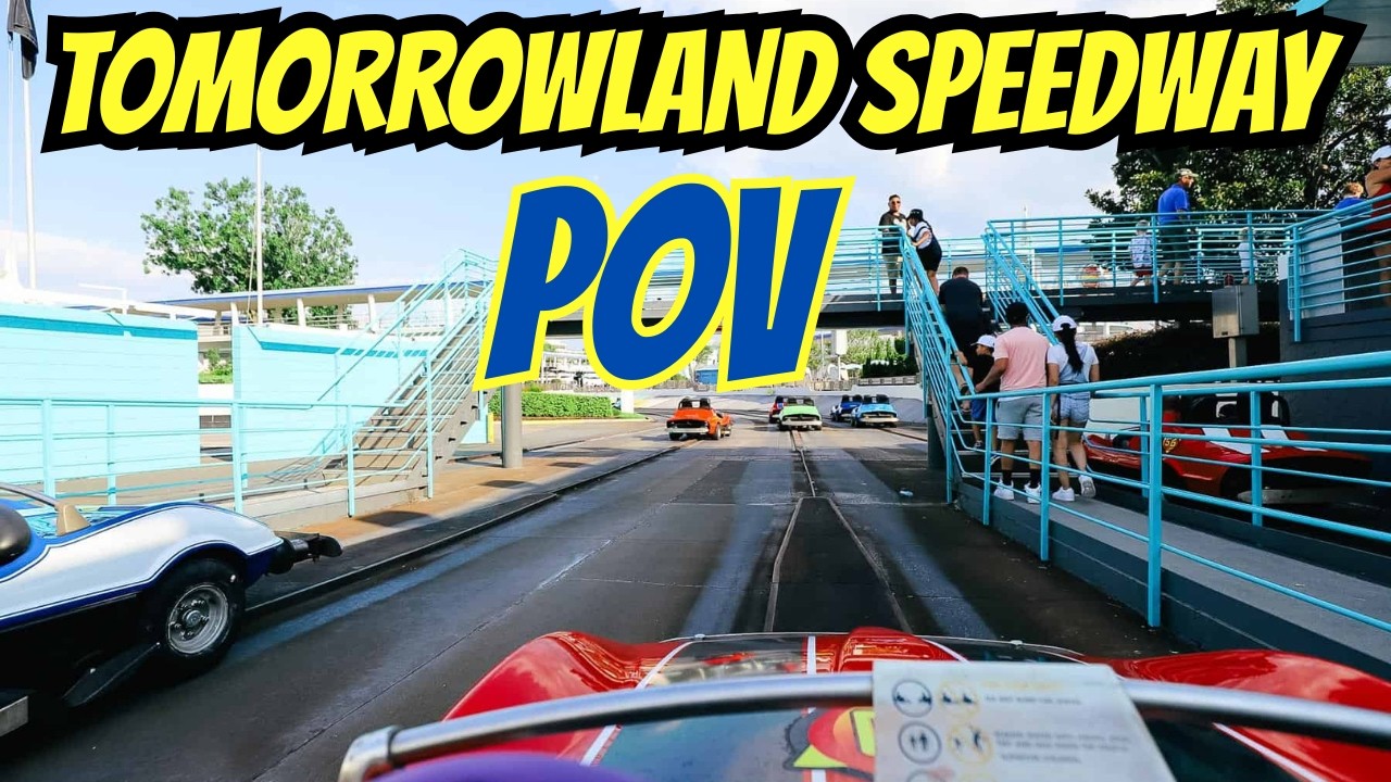 1 Hour Tomorrowland Speedway Ride POV Loop | Magic Kingdom Disney World Ambience - YouTube