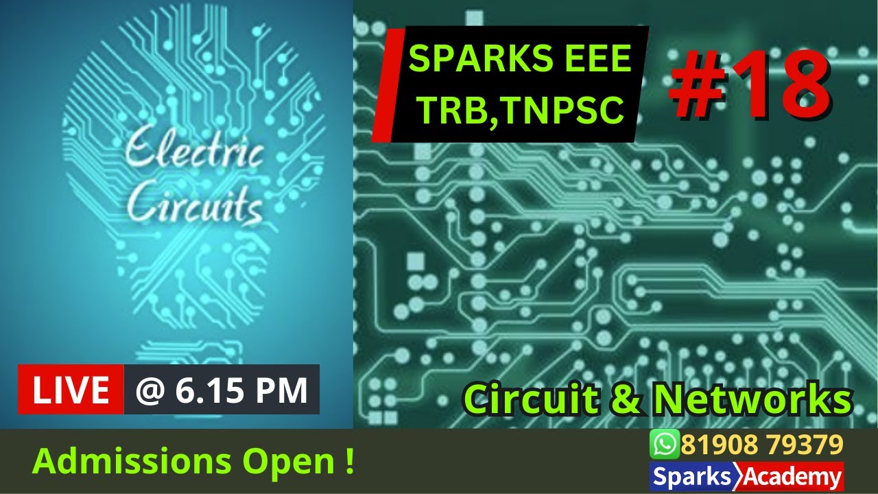 LIVE @ 6.15PM: TRB Polytechnic lecturer-ECE/EEE Circuit Theory 18 ...