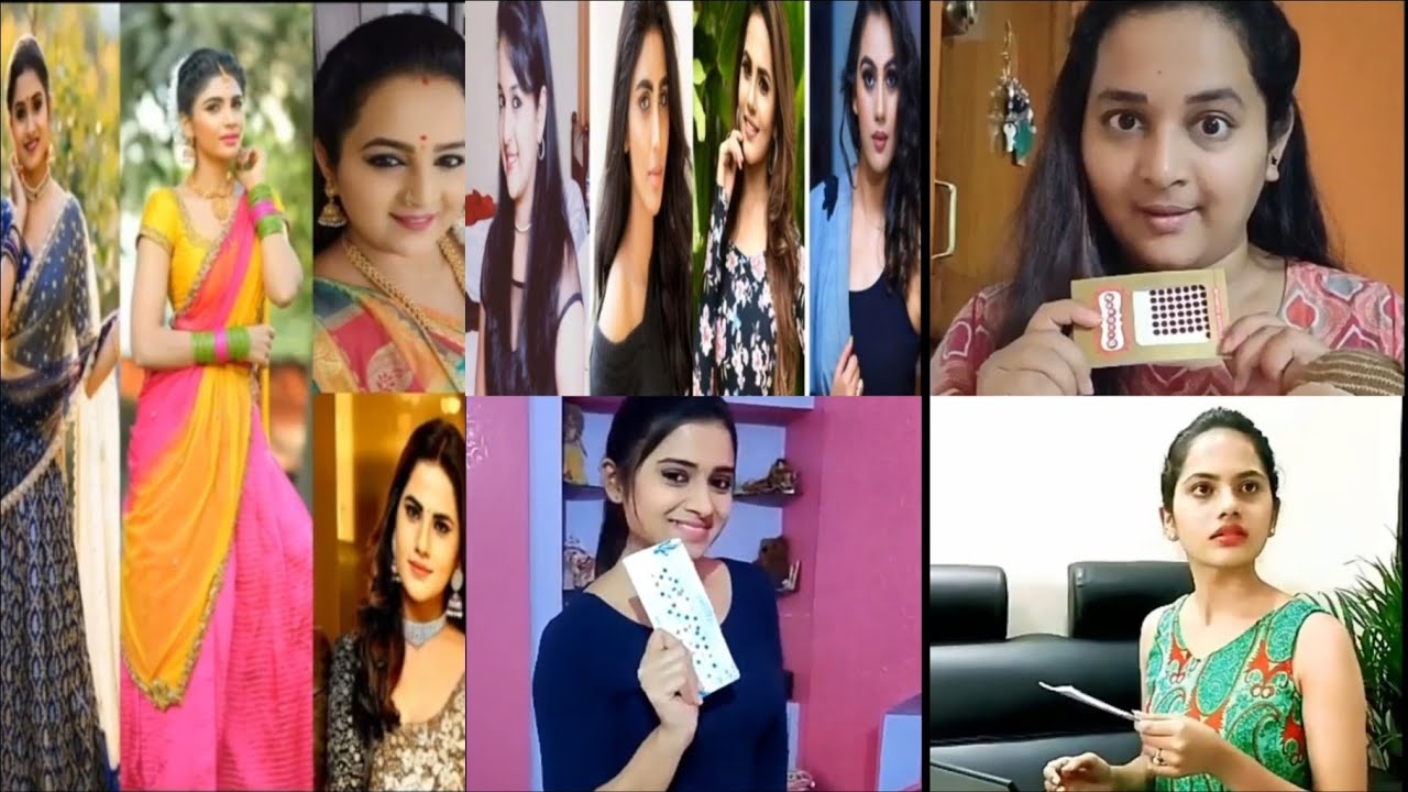 Telugu Serial Actress Makeup Challenge video|Vandana|Priyanka|pooja ...