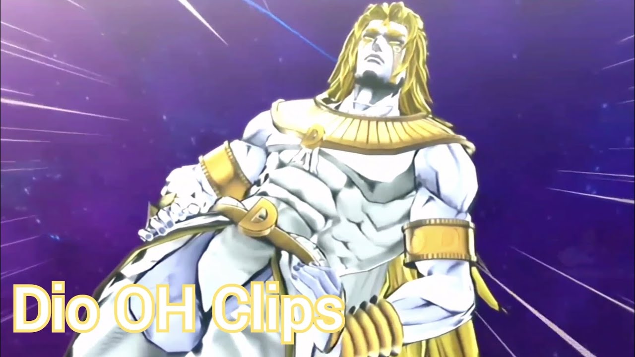 Dio Over Heaven Clips for Edits / JoJo's Bizarre Adventure: Eyes of ...