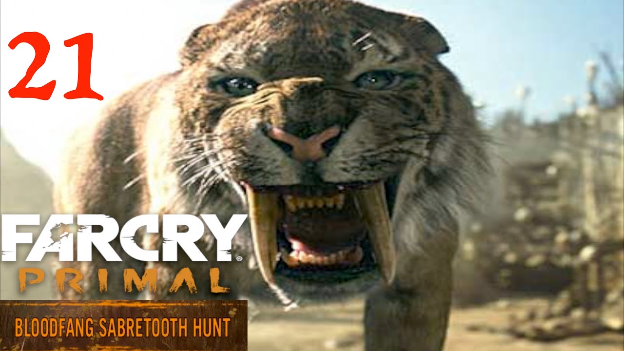Far Cry Primal - Part 21 Walkthrough - "BLOODFANG SABERTOOTH HUNT "- On ...
