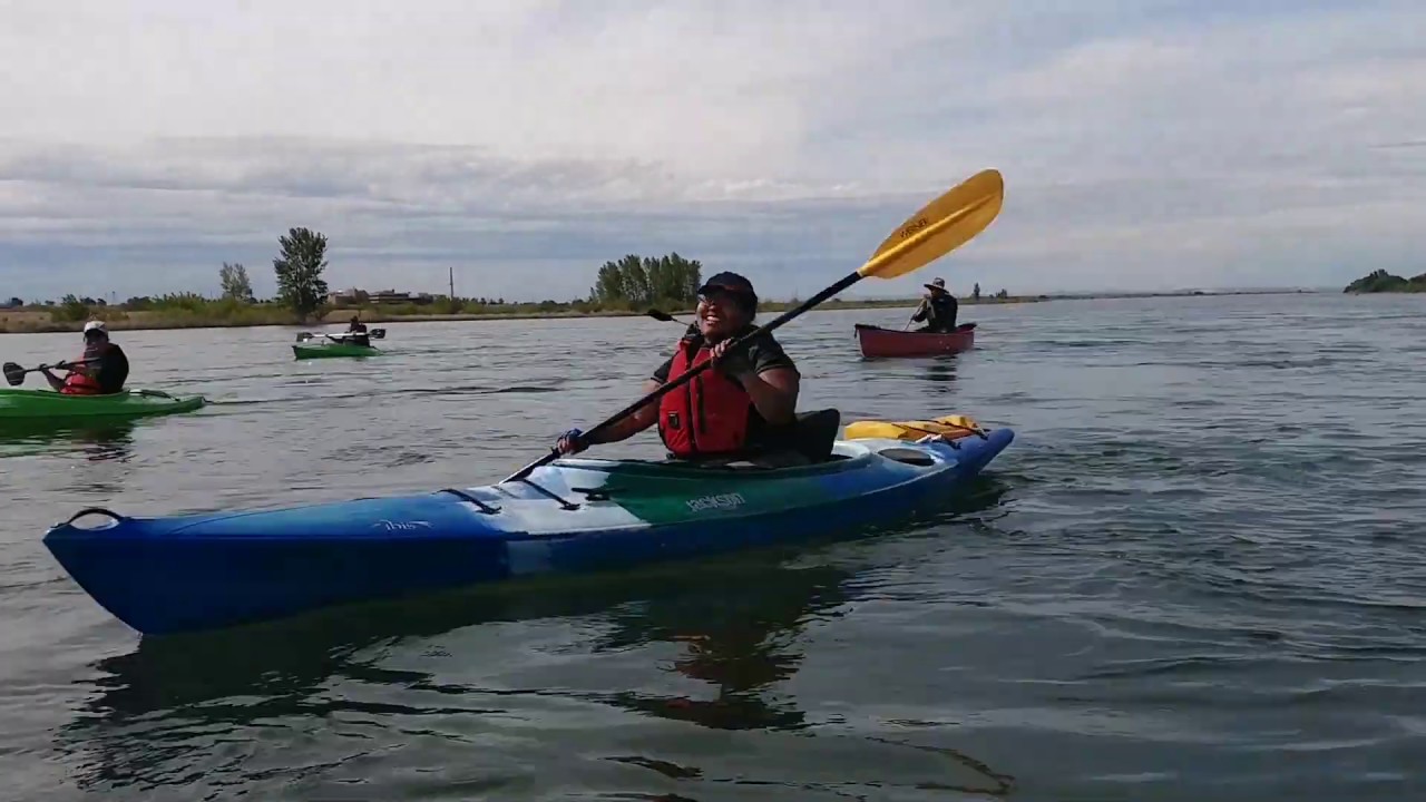 Columbia River Kayaking (Ringold to Chiawana Park) - YouTube