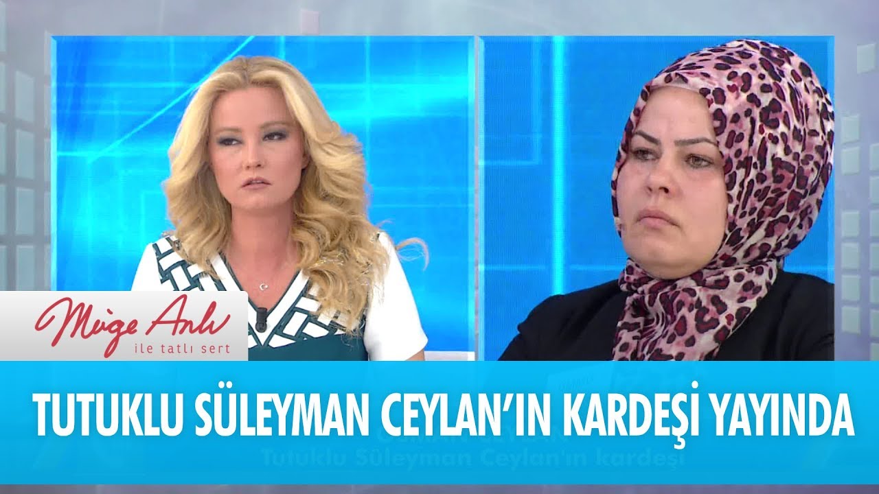 Tutuklu Süleyman Ceylan'ın kardeş yayına bağlandı - Müge Anlı İle Tatlı Sert 30 Nisan 2018 - YouTube