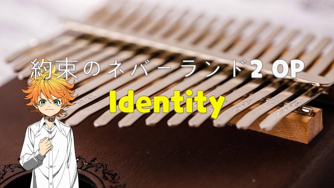 identity the promised neverland 2 OP kalimba tabs music sheet - YouTube