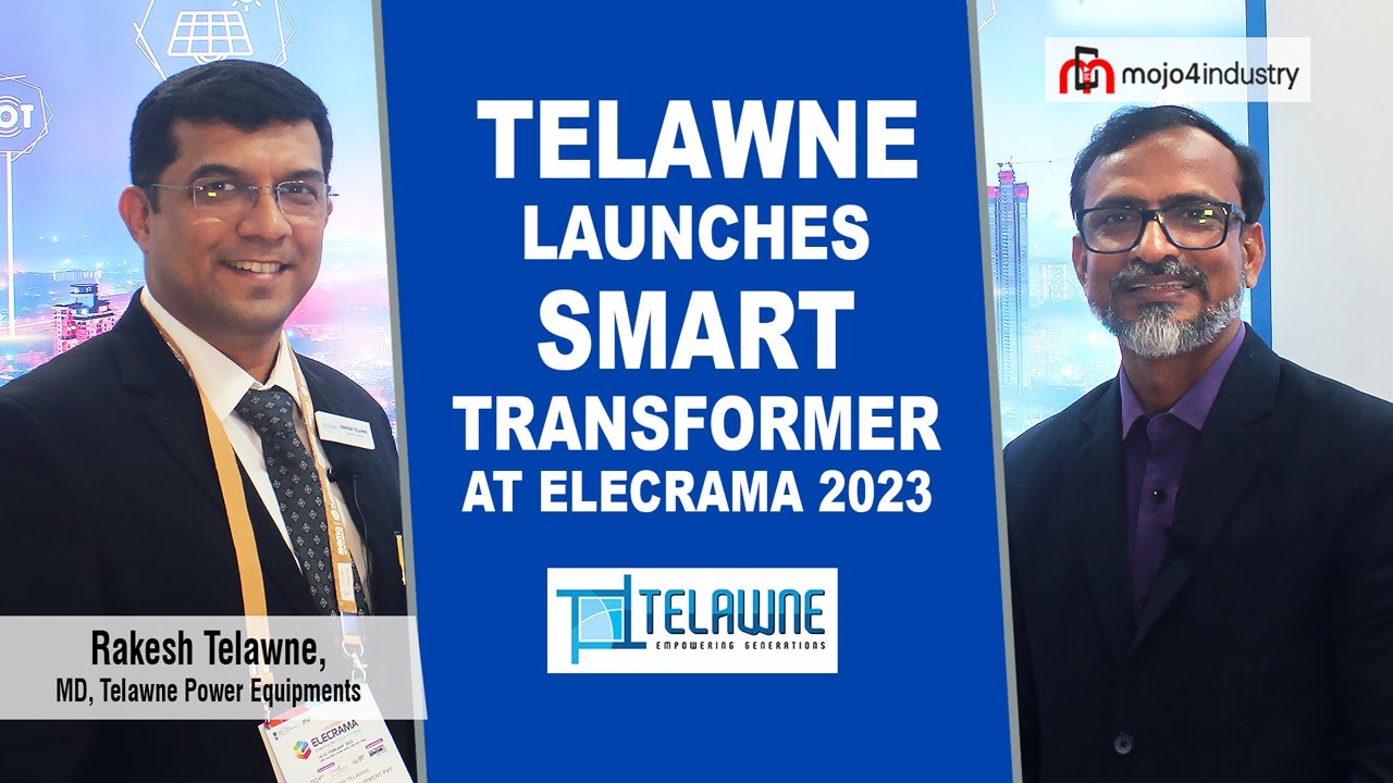 Telawne launches smart transformer at ELECRAMA 2023 - YouTube