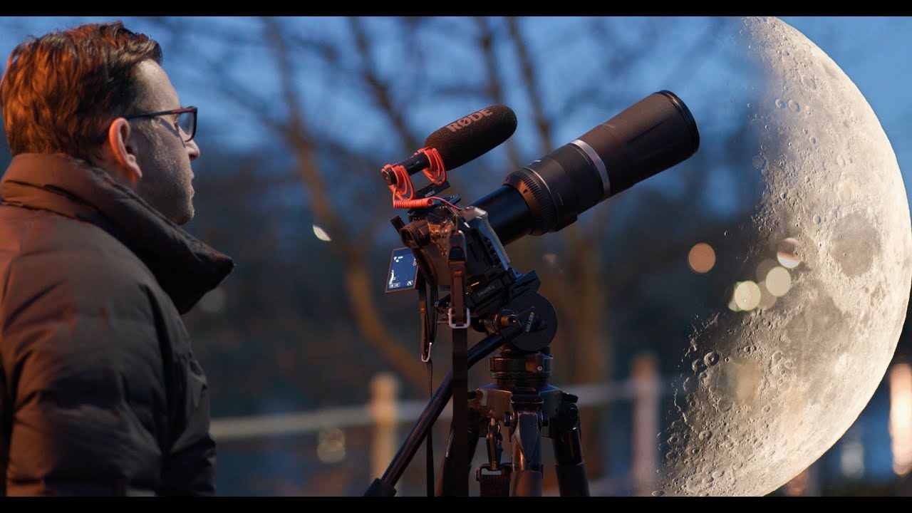 The Moon: Canon EOS R5 and 800mm F11 - YouTube