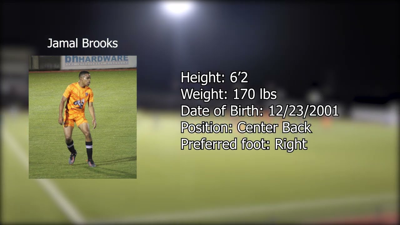 2022 Season Highlights- Jamal Brooks (Center Back) - YouTube