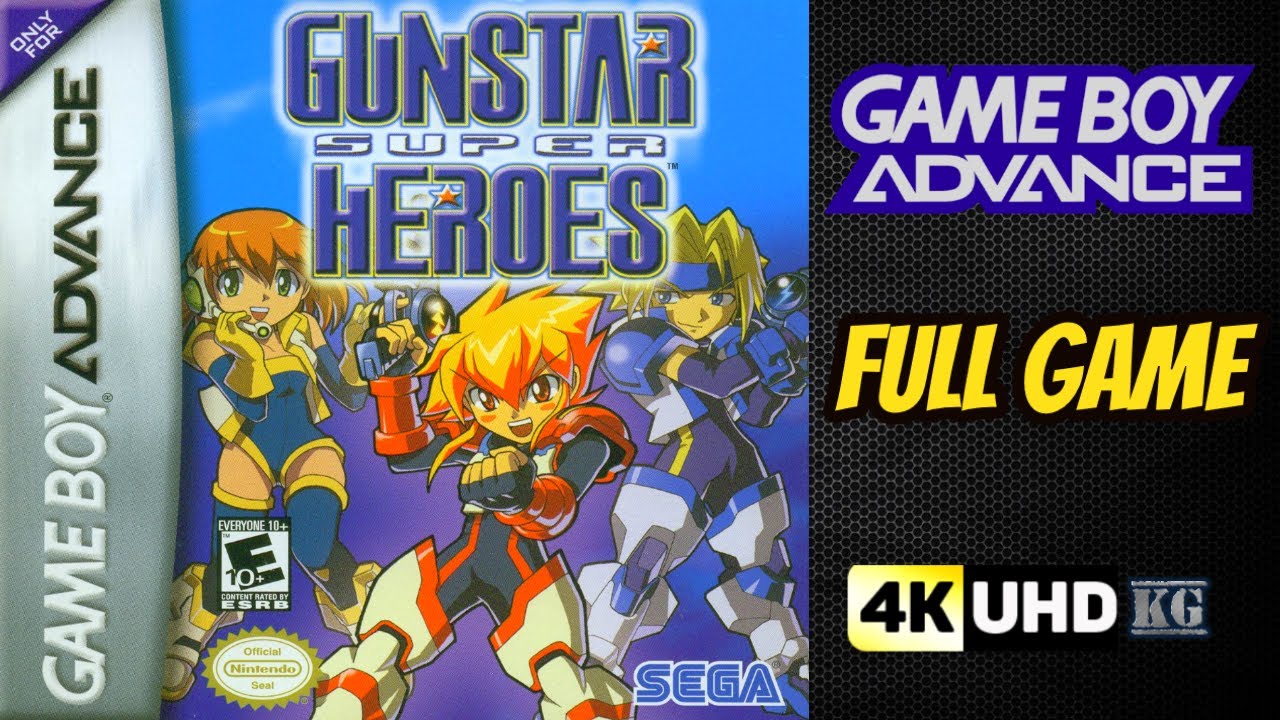 Gunstar Super Heroes | GBA | 4K60ᶠᵖˢ UHD🔴 | Gameplay Walkthrough Longplay Full Movie Game - YouTube