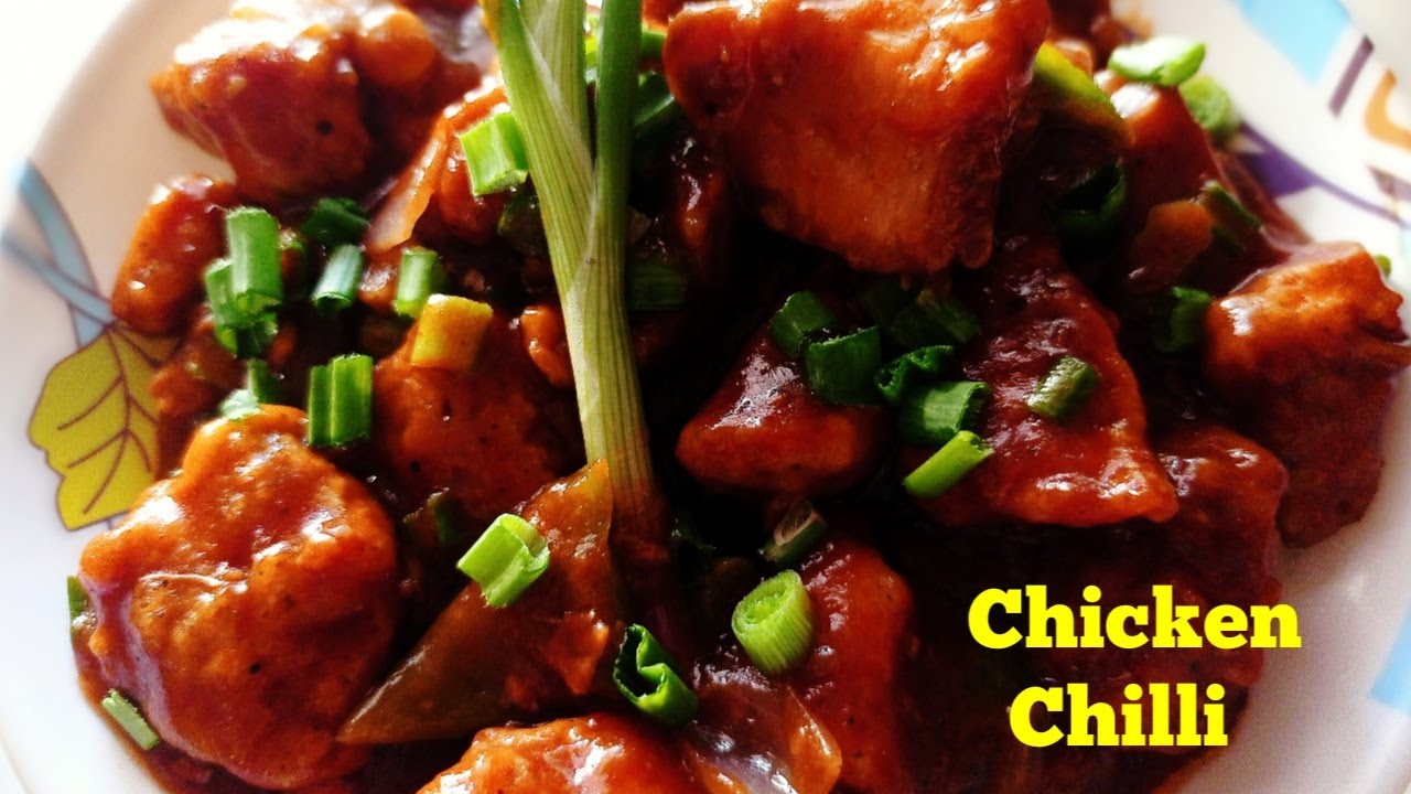Restaurant Style Chilli Chicken at Home l Home made Chicken Chilli ...