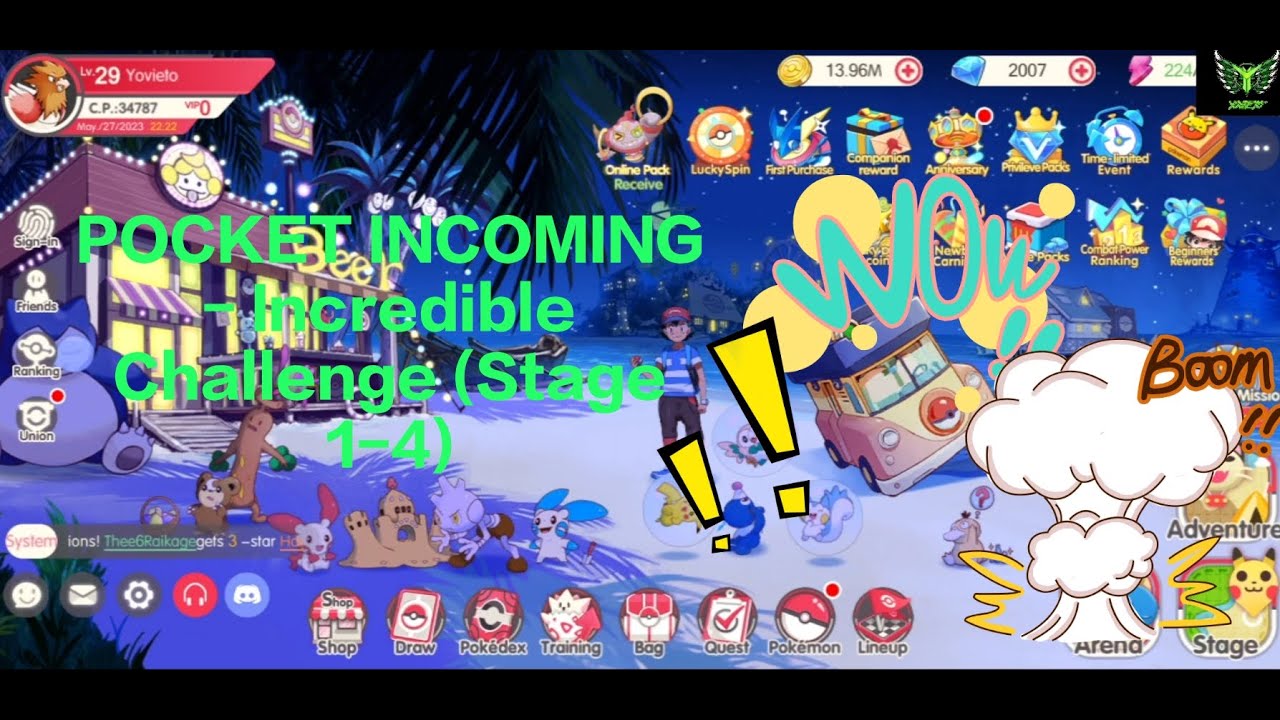 POCKET INCOMING - Incredible Challenge Stage 1 - 4 - YouTube