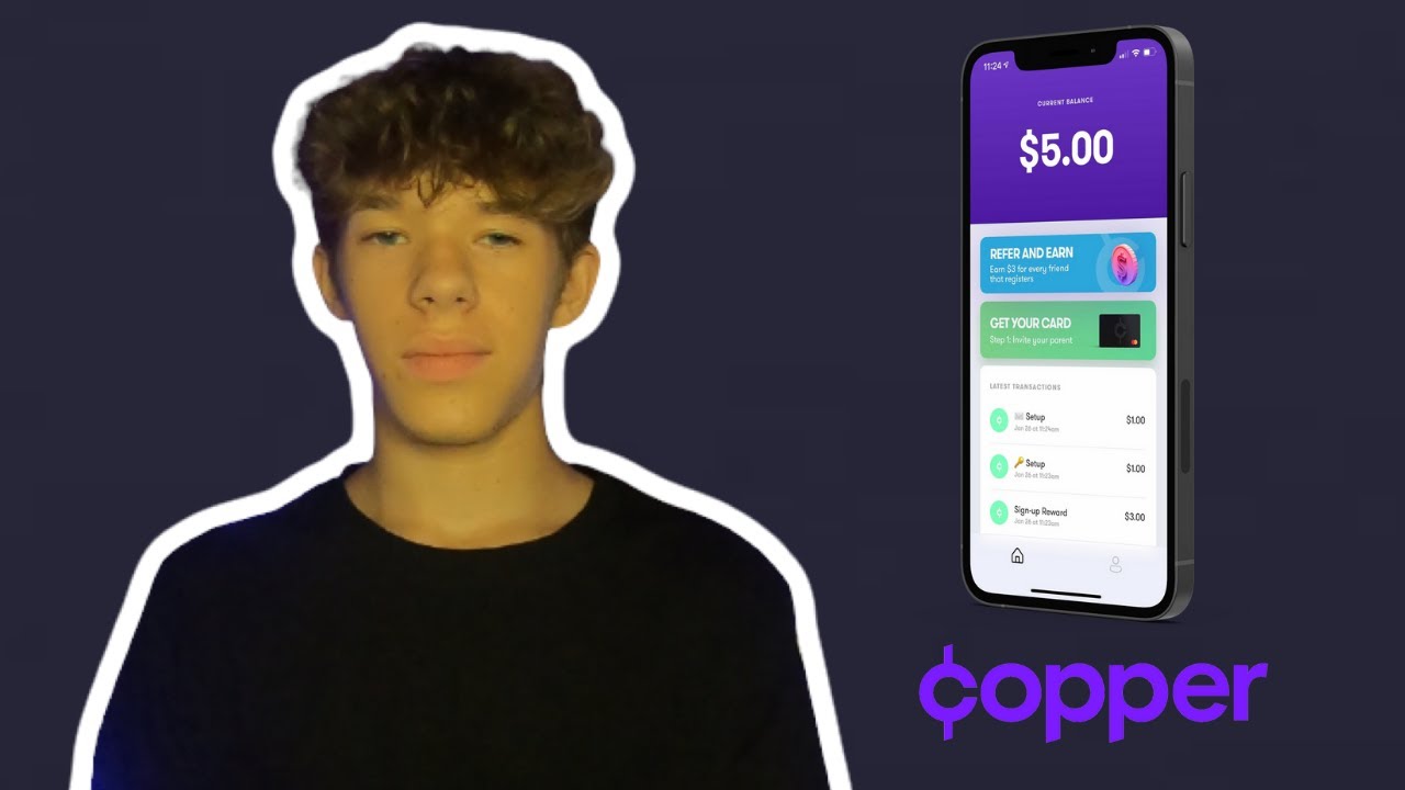 Copper Teen Banking App Review - YouTube