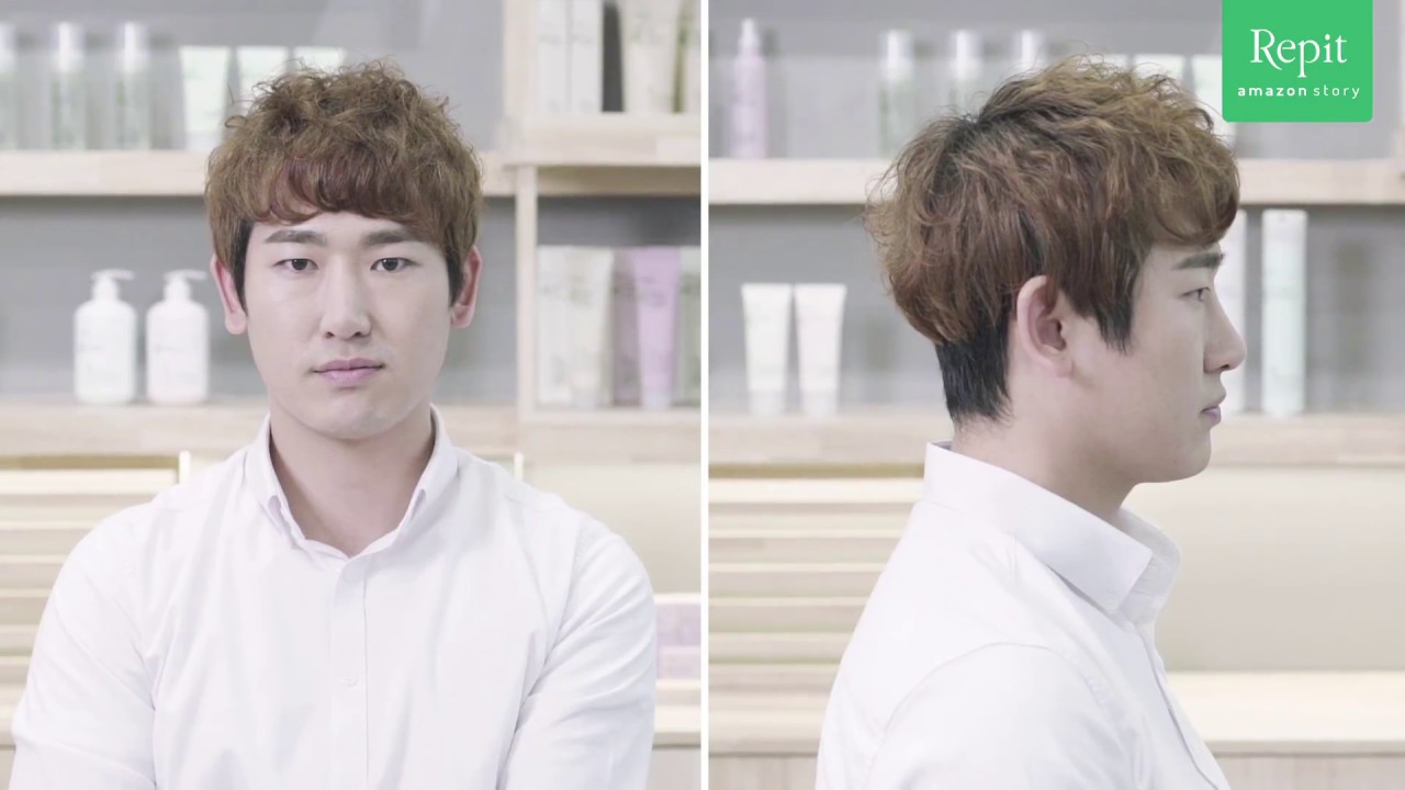 [레삐 핫핀펌] 남성헤어스타일 연출법- REPIT HOT PIN PERM_for man - YouTube