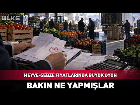 Meyve-Sebze Fiyatlarında Büyük Oyun! Utanmazlar Bakın Ne Yapmış...