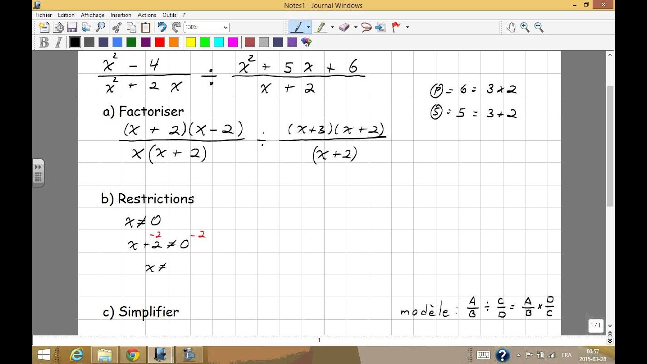 Division expressions rationnelles - YouTube