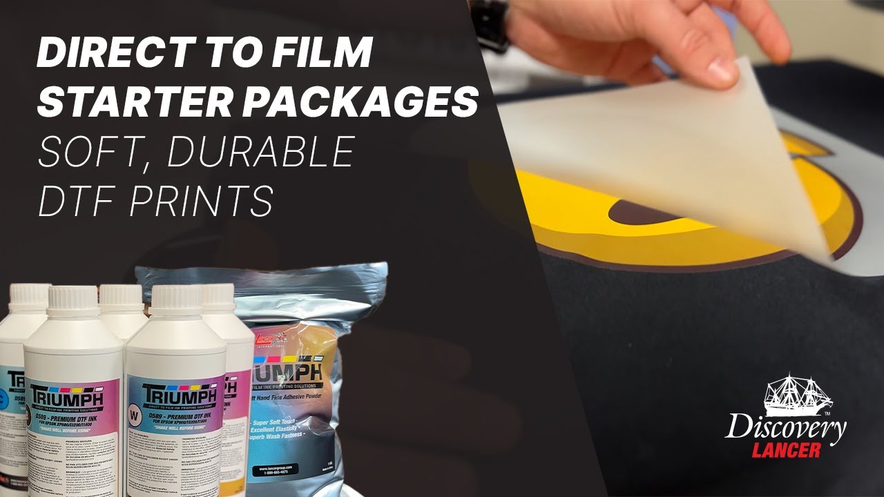 Direct To Film Starter Packages | Soft, Durable DTF Prints - YouTube