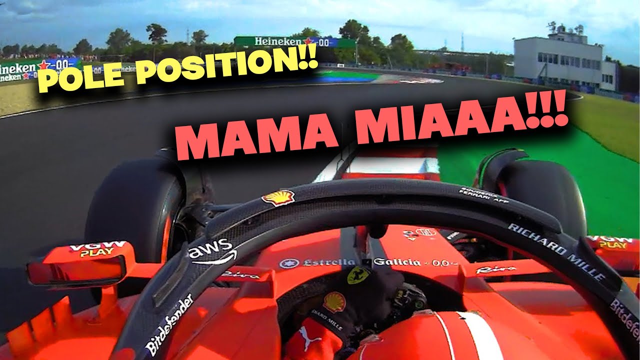 Charles Leclerc Pole Position Post-Quali Radio Hungarian GP - YouTube
