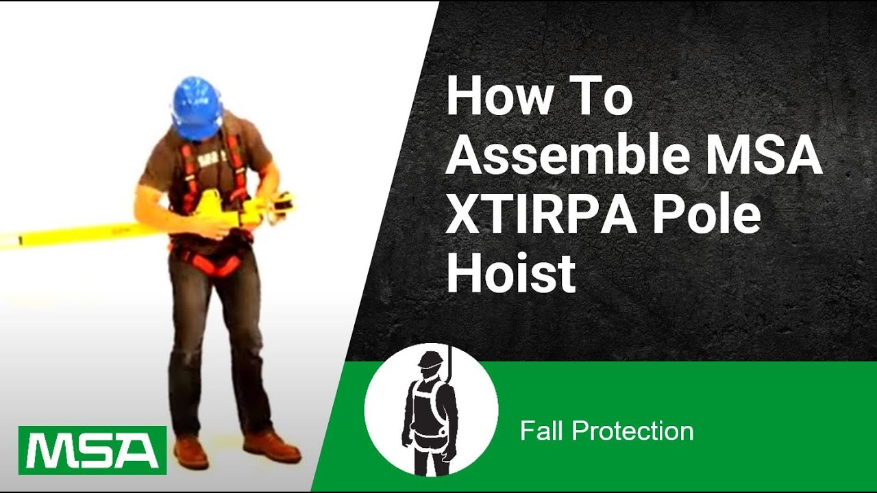 How To Assemble MSA XTIRPA Pole Hoist - YouTube