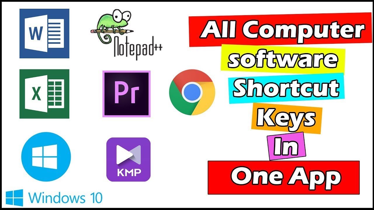All ShortCut Keys In One App (Computer ShortCut Keys) In Tamil - YouTube