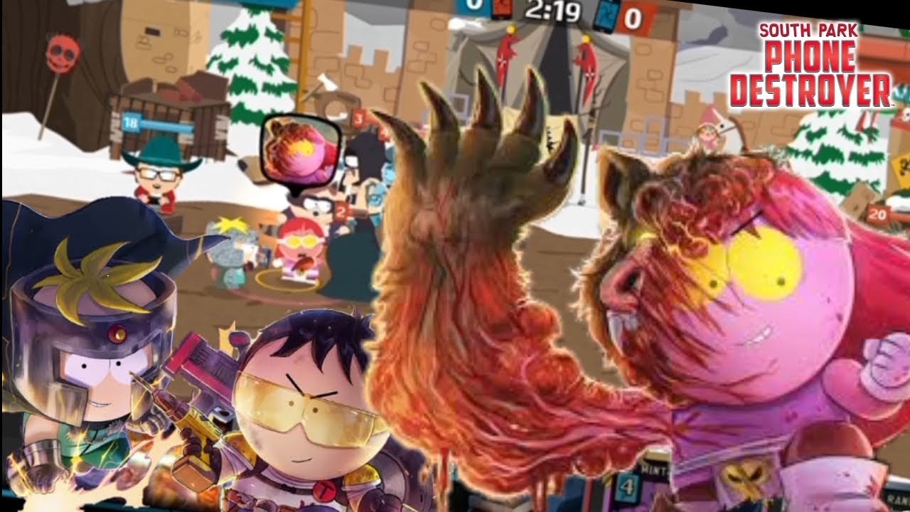 South park phone destroyer superheroes event (Changeling red) - YouTube