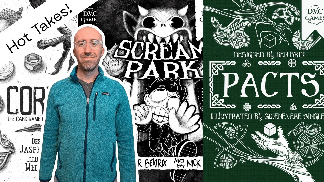 Corvids, Scream Park, and Pacts: DVC Games is Great! | Board Game Hot ...