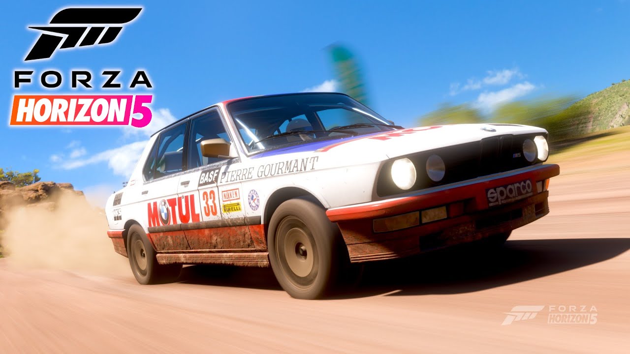 Un BMW M5 E28 del 1988 de Rally - Forza Horizon 5 - YouTube