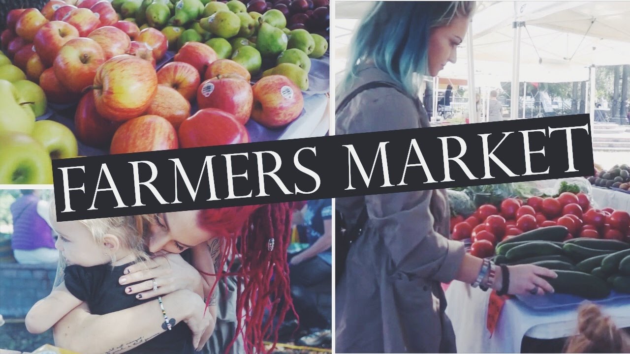SHOPING SMALL | Local Farmers Market - YouTube