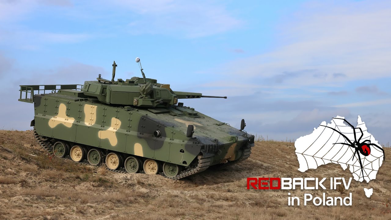 REDBACK IFV demonstrates in Poland - YouTube