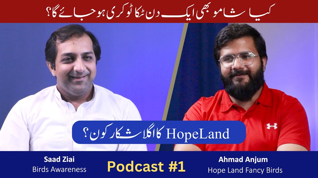 Saad Ziai | Podcast #1 | Hopeland Fancy Birds | Birds Awareness - YouTube