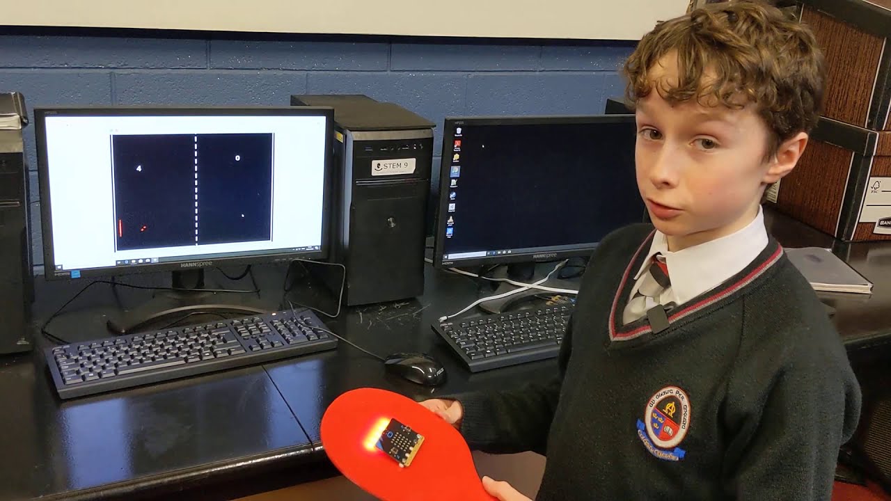 Micro:bit control Pong for Scratch Competition - YouTube