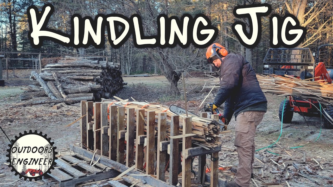 How To Make Kindling Firewood Like A Pro (Without A Hatchet!) - YouTube