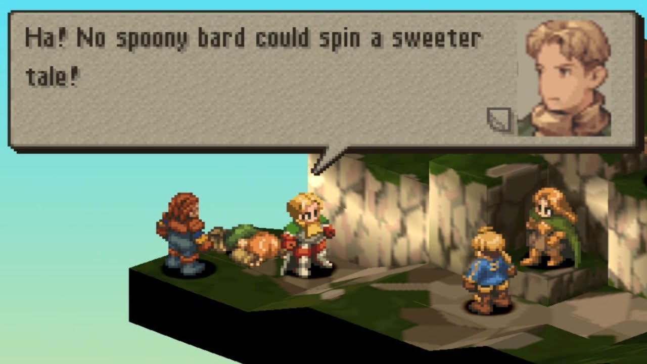 Final Fantasy Tactics: War of the Lions You Spoony Bard Reference - YouTube