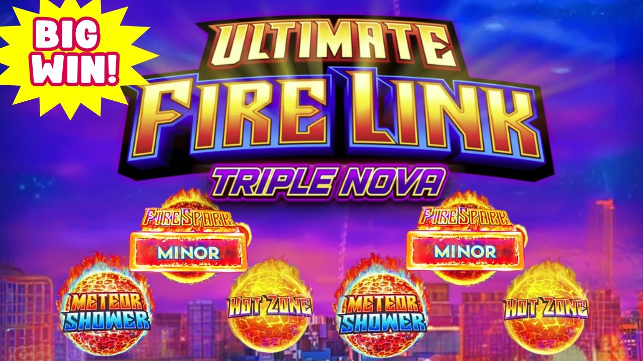 🔥 HUGE WIN on Ultimate Fire Link Triple Nova! First Time Playing & We ...