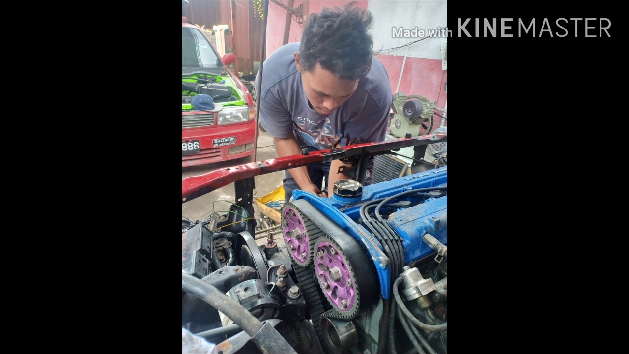 Proton wira 4g93 - YouTube