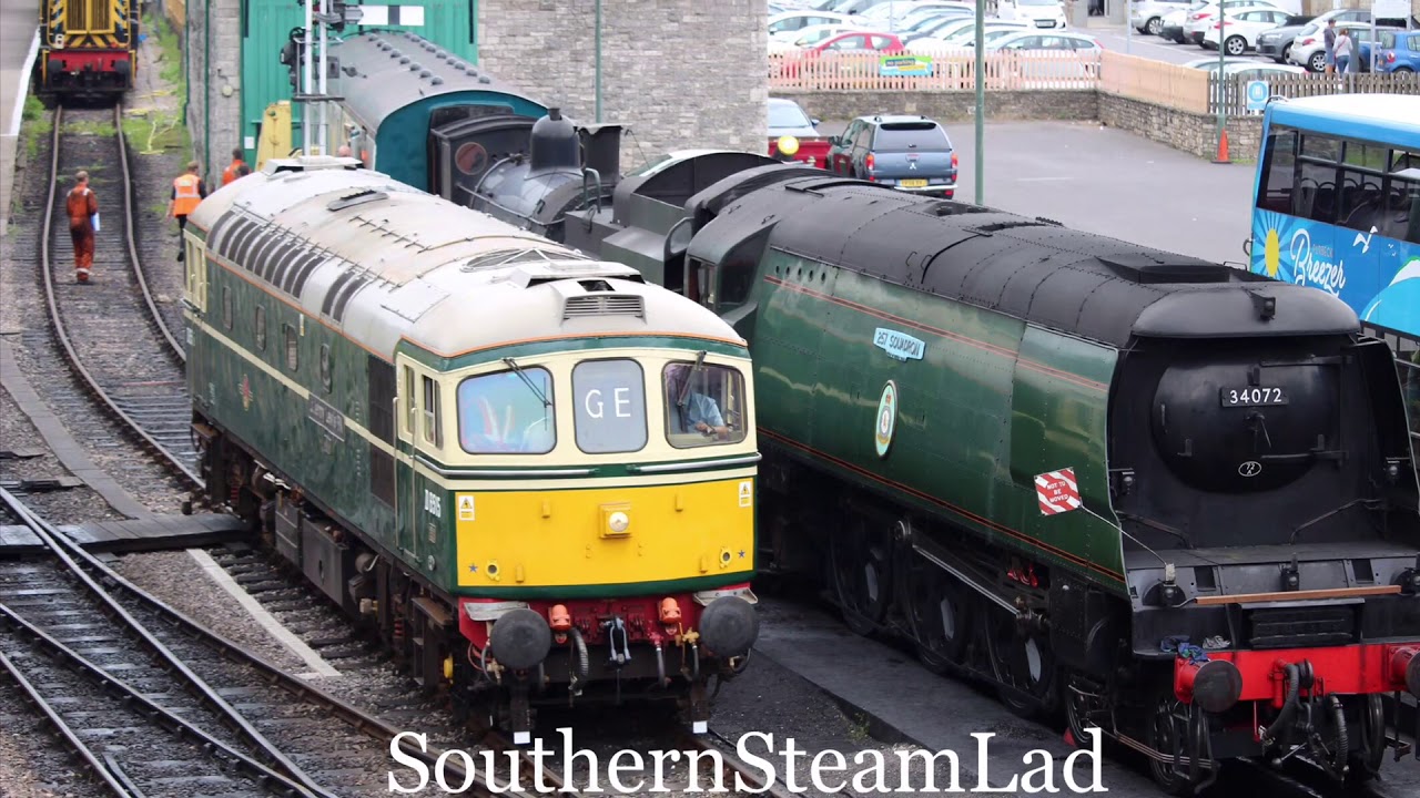 BR Crompton D6515 “LT Jenny Lewis RN” Departing Swanage for Eastleigh ...