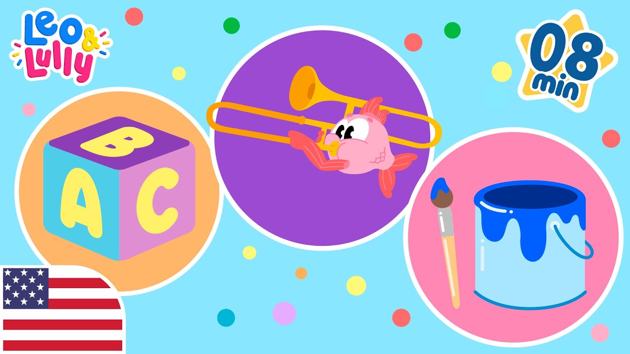 NUMBERS, COLORS AND SONGS| ANIMALS SONG AND MORE | MÚSICAS EM INGLÊS ...