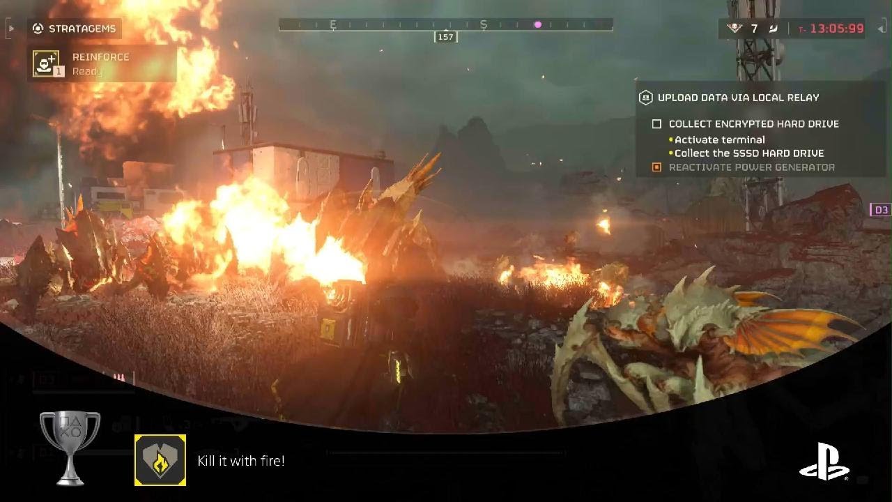 HELLDIVERS 2 A fun trophy - YouTube