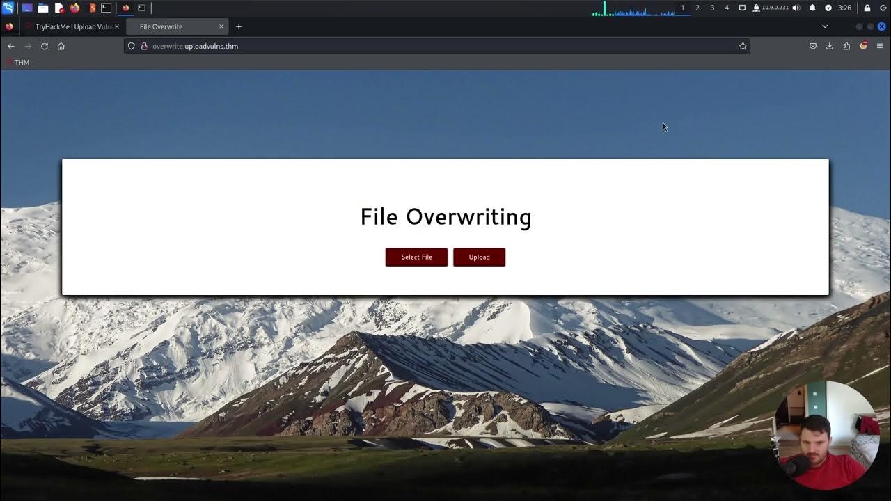 Overwriting Existing Files | THM Series: Upload Vulnerabilities #4 - YouTube