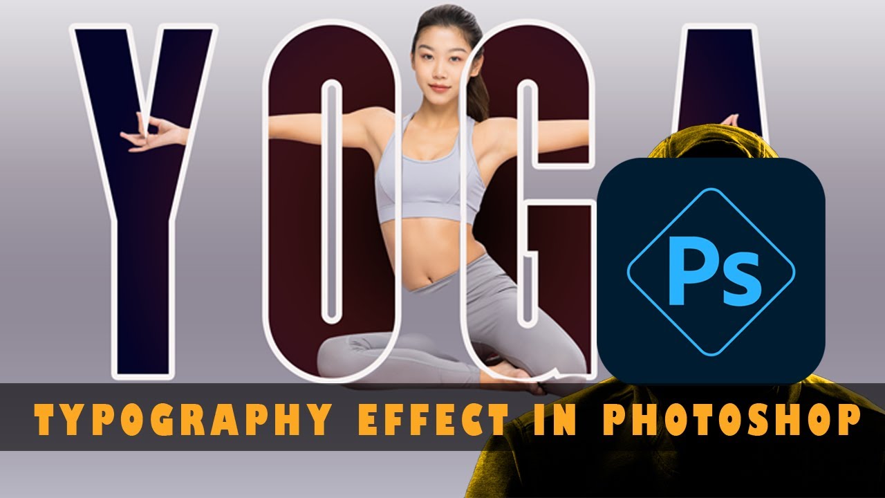 Photoshop Text Effect III | Typography Text Effect |Masking Effect in ...