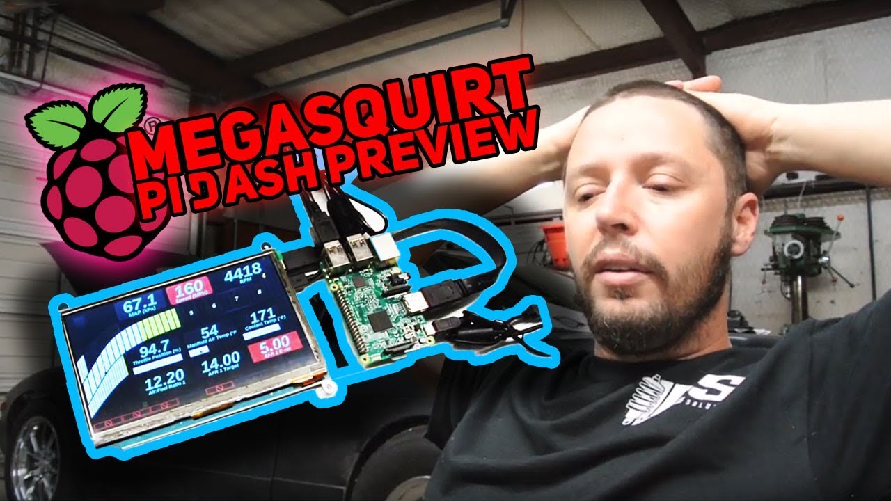 Megasquirt: Pi Dash Preview - YouTube