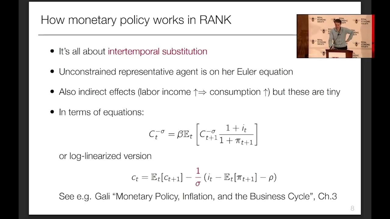 #RES2024 Economic Journal Lecture: Heterogeneous Agent Macroeconomics: Eight Lessons and a ...