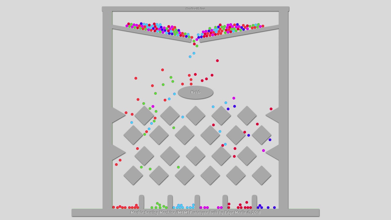 Marble Sorting Machine (MSM) Prototype 2018 - YouTube
