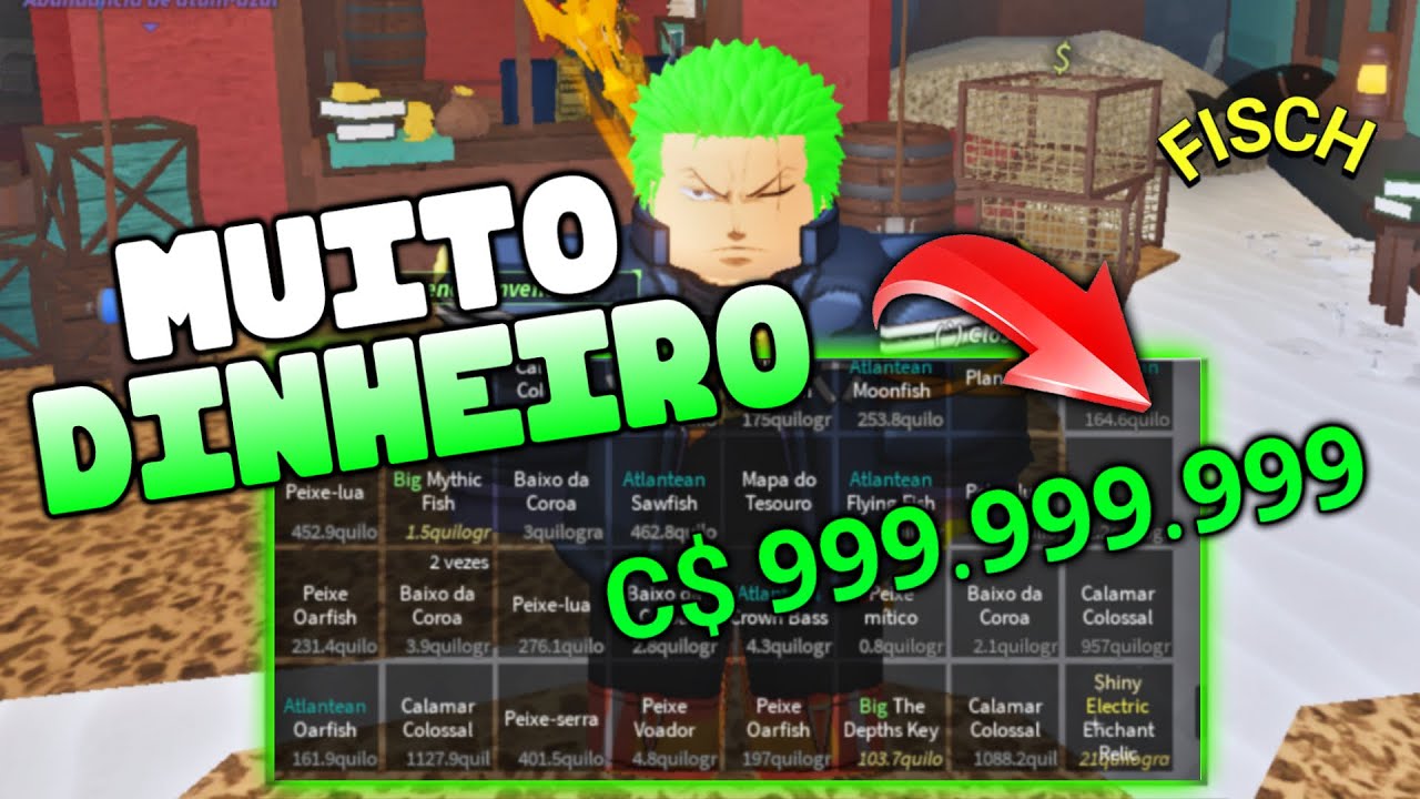 VENDI MEUS MELHORES PEIXES NO FISCH (FIQUEI RICO)😱 - YouTube
