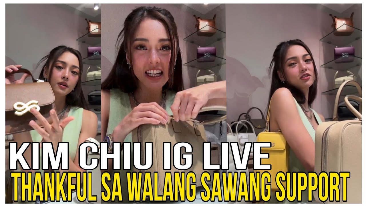 KIM CHIU IG LIVE PINASALAMATAN ANG MGA BUMILI SA KANYANG BAGONG LABAS ...
