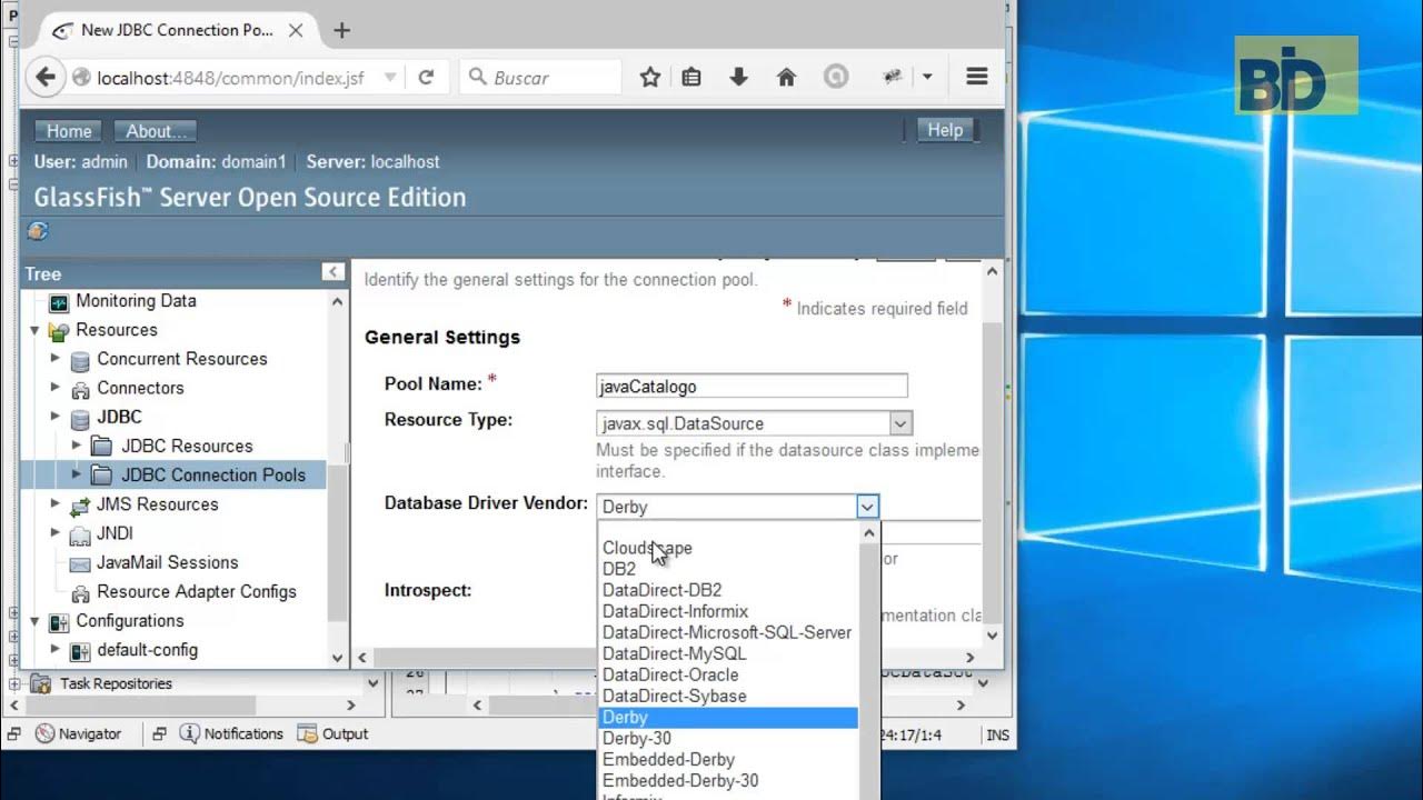 Curso Java EE y Frameworks - Módulo 1: Ejemplo Servlet MVC - DataSource - GlassFish - YouTube