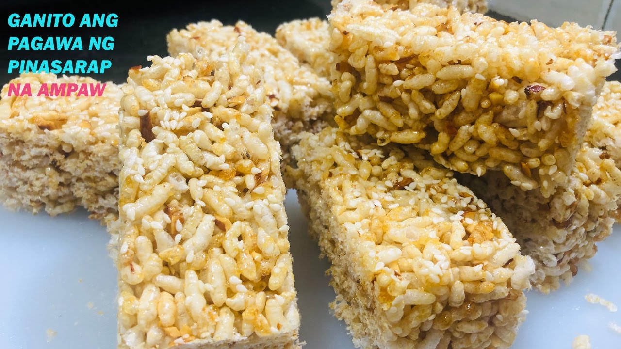 AMPAW MAKING PUFFED RICE I MY FAVORITE SNACKS EVER SINCE I WAS A KID I ...