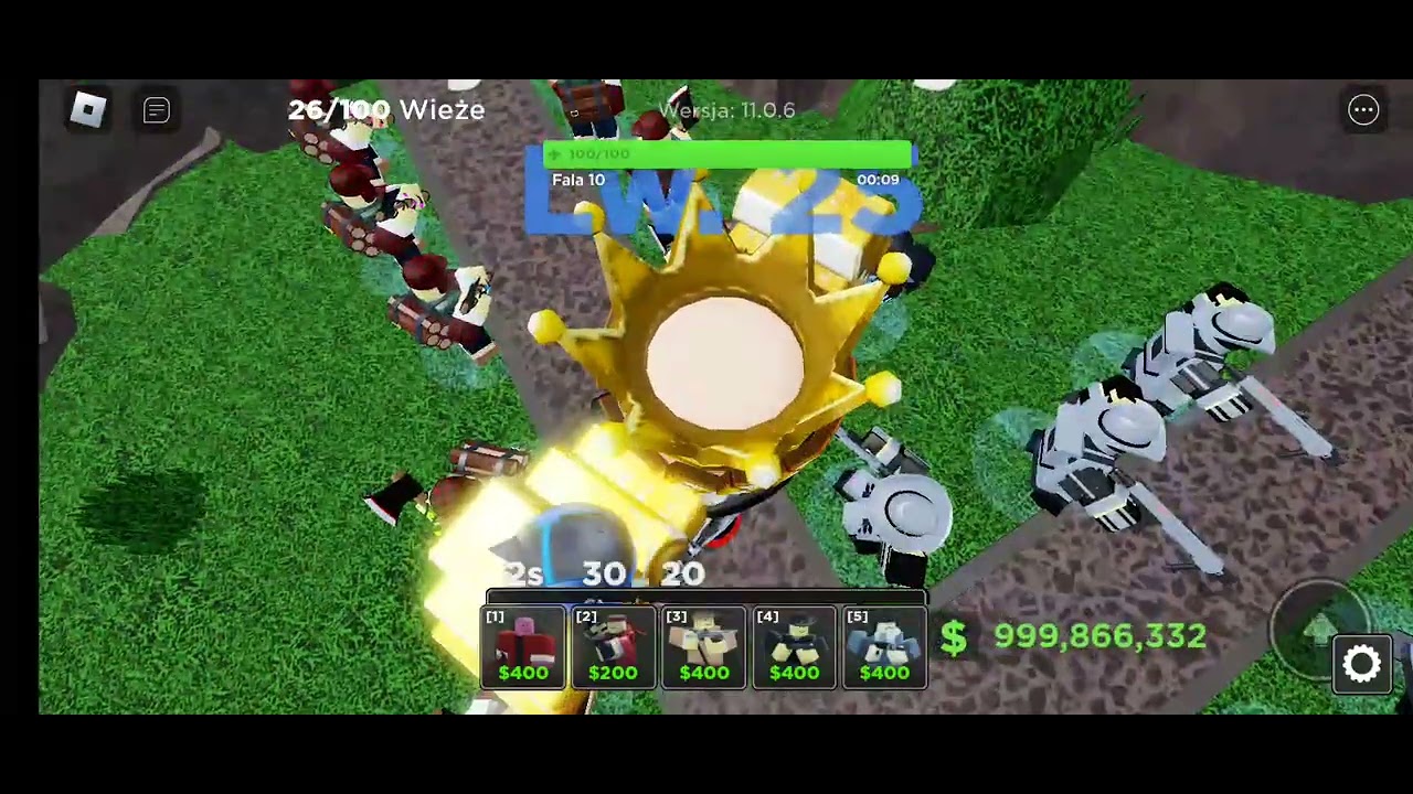 Tower blitz normal mode with infinite money - YouTube