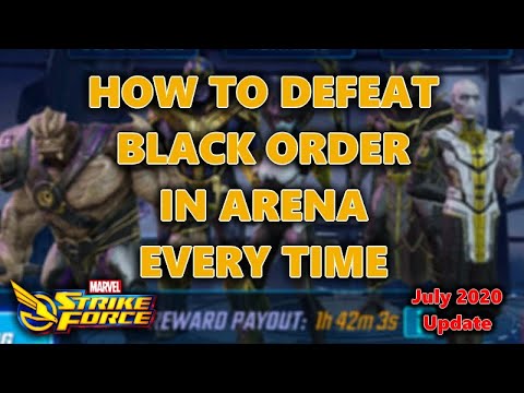 How to Defeat Black Order in Arena | 100% | Easy Mode | Marvel Strike ...