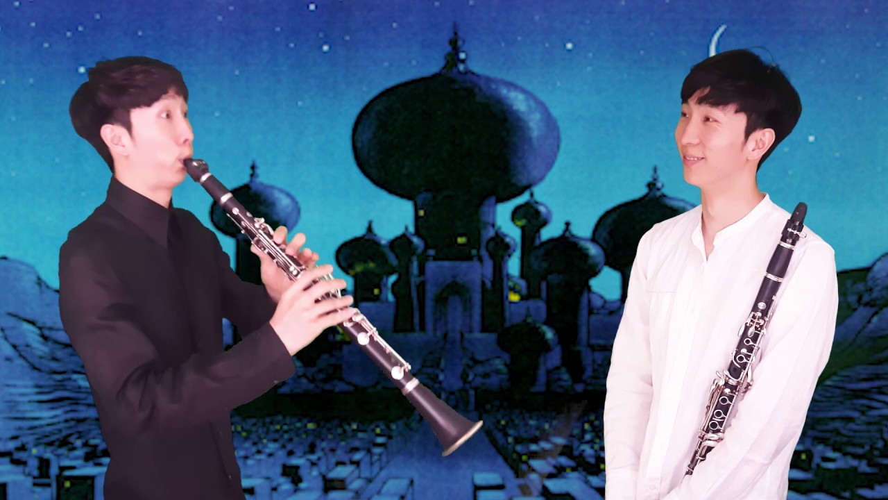 Aladdin OST - A Whole New World - Clarinet cover 알라딘 클라리넷 연주 신수호 - YouTube