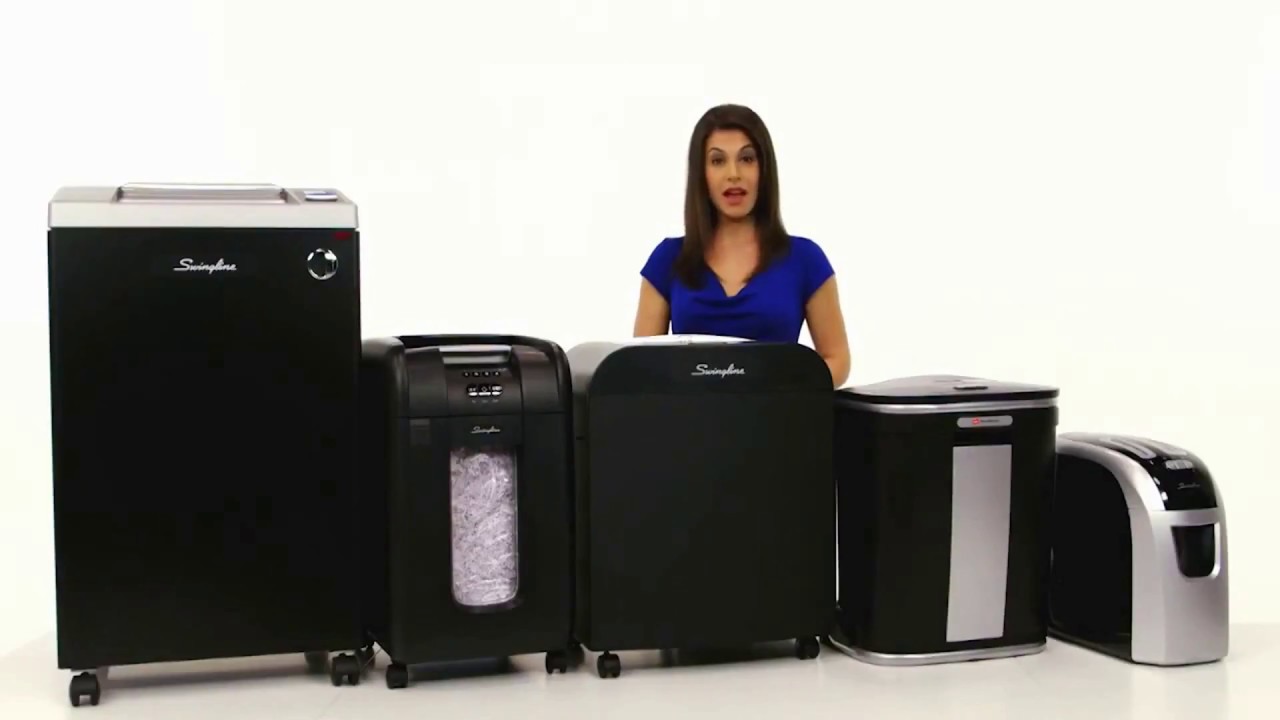Manufacturer Video of the Swingline How to Choose a Shredder - YouTube